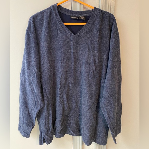 George | Shirts | George Xl Blue Long Sleeve Shirt | Poshmark